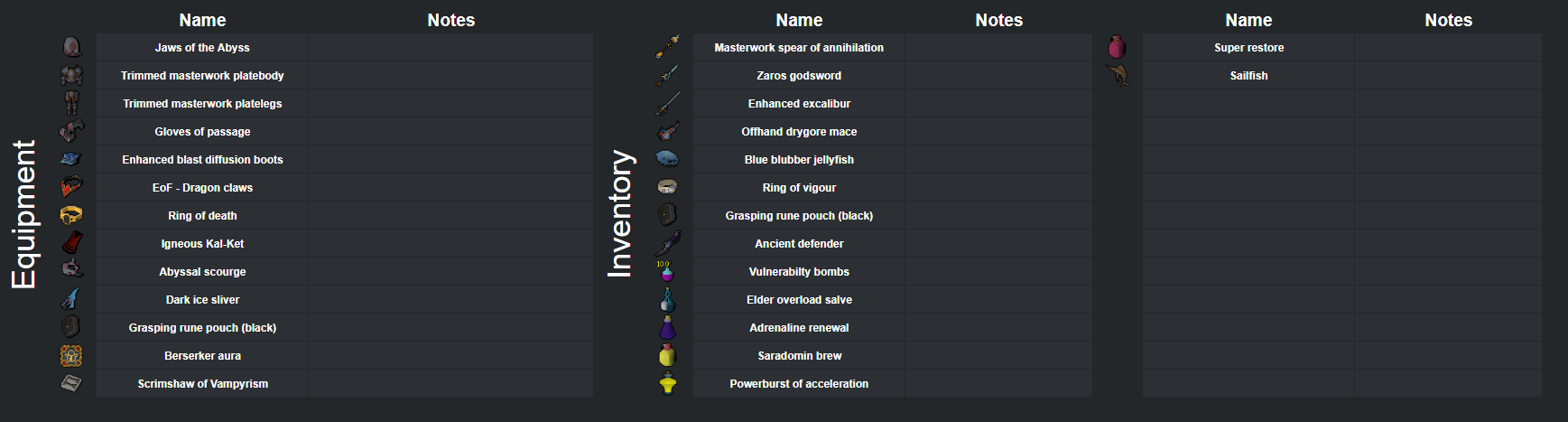Yakamaru - PvM Encyclopedia Guides